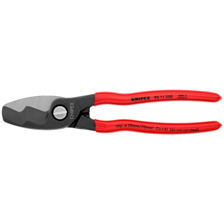 Cable Shears With twin cutting edge | KNIPEX