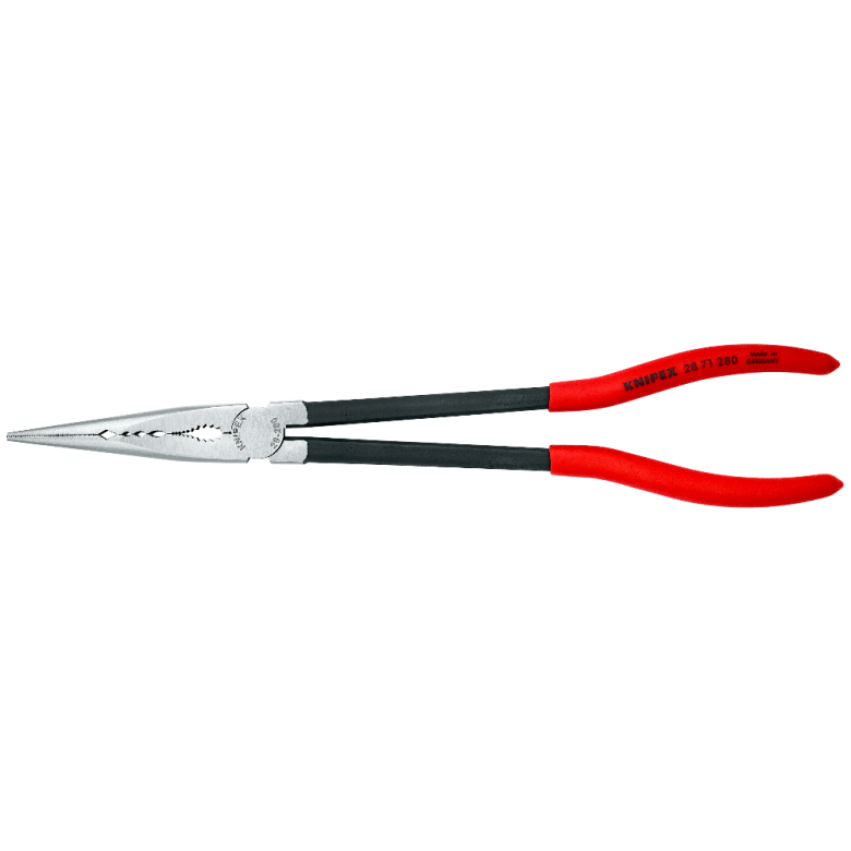 Long Reach Needle Nose Pliers With Transverse Profiles Knipex